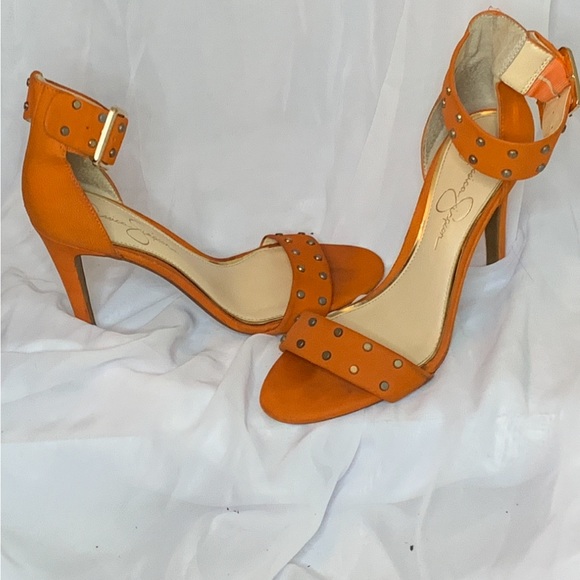 Jessica Simpson | Shoes | Jessica Simpson Burnt Orange Stiletto Heels ...